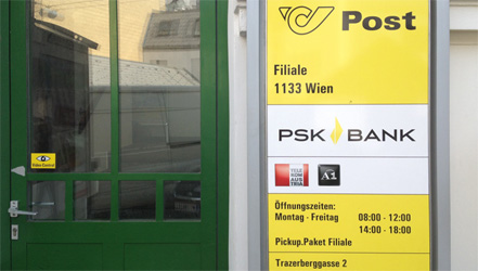 Das Postamt in Ober St. Veit sperrt zu - 1130 Wien Hietzing